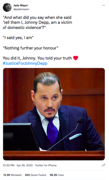 Hashtags as Hegemony: What #JusticeForJohnnyDepp Teaches Us About ...